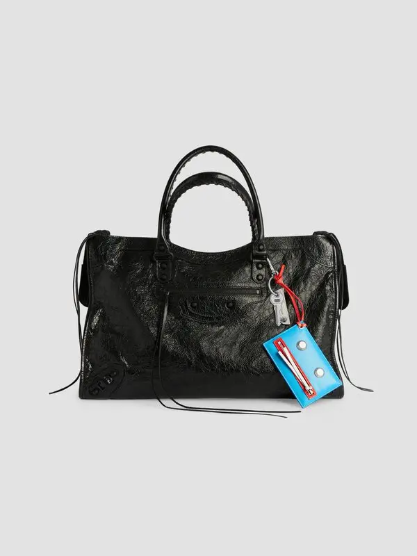 Balenciaga Le City Robot Keychain Charm