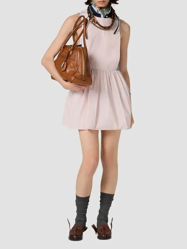 Miu Miu Poplin Mini-dress