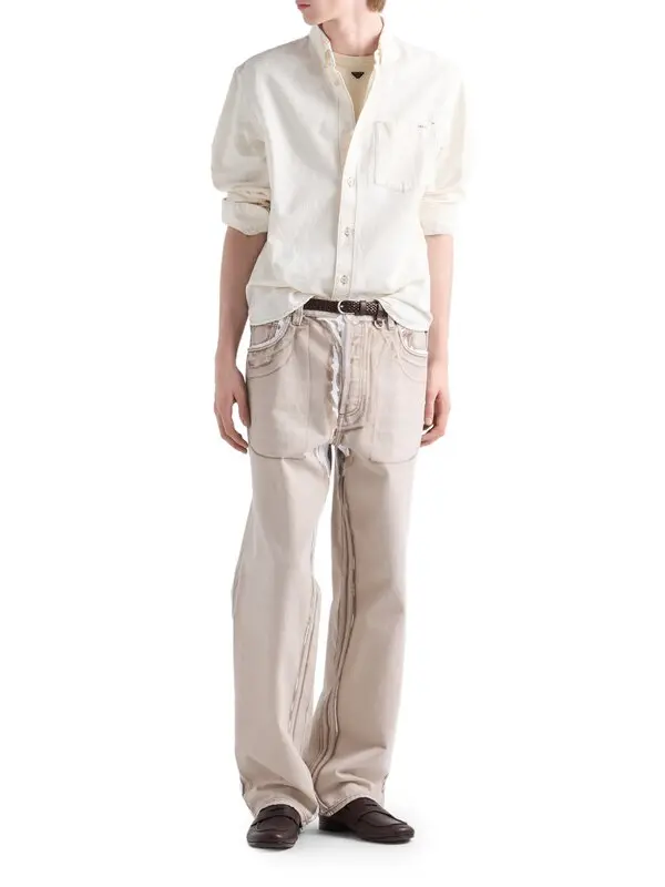 Prada Bull Denim Five-pocket Jeans