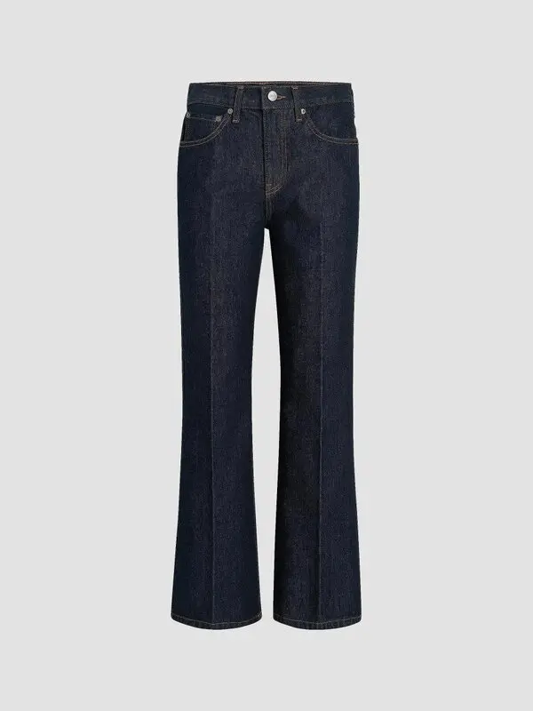 Khaite Clara Cotton Bootcut Jeans - Benson