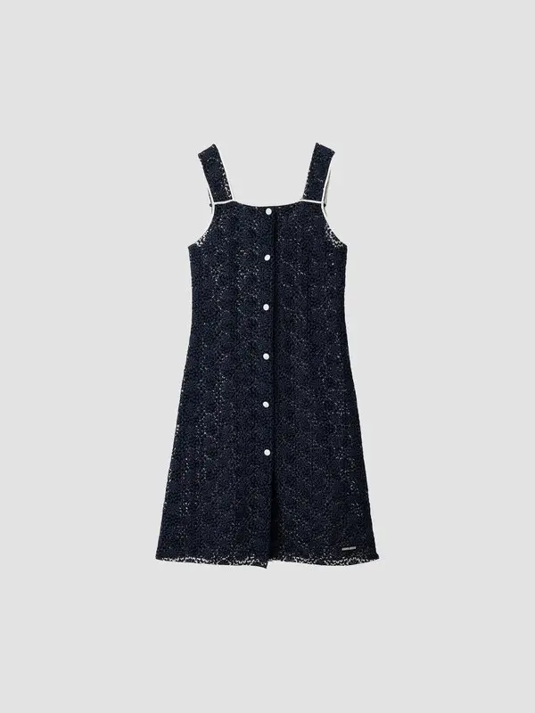 Miu Miu Macrame Dress - Blue