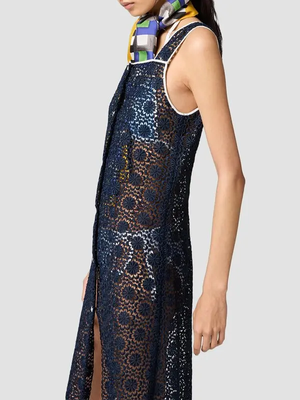 Miu Miu Macrame Dress - Blue