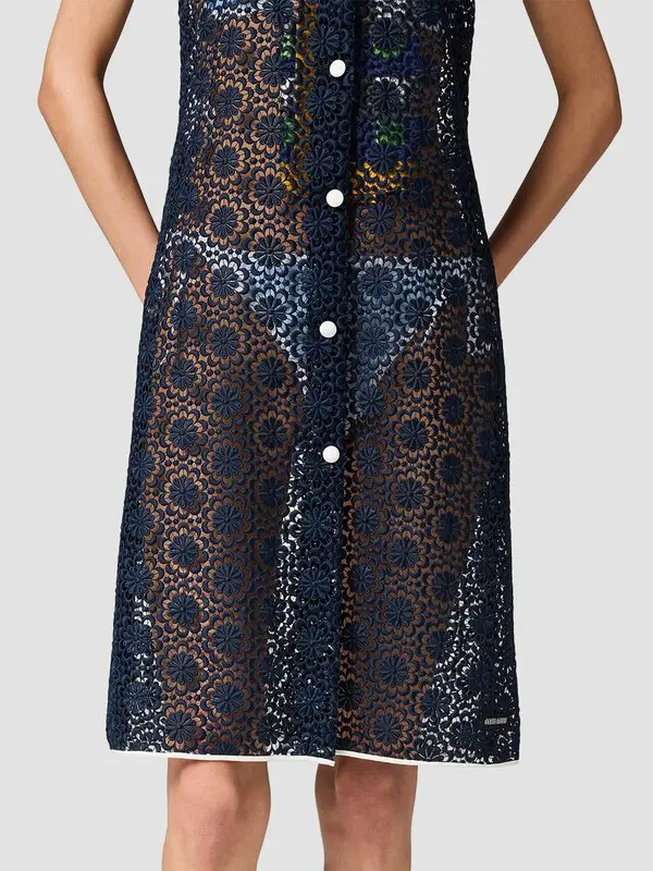 Miu Miu Macrame Dress - Blue