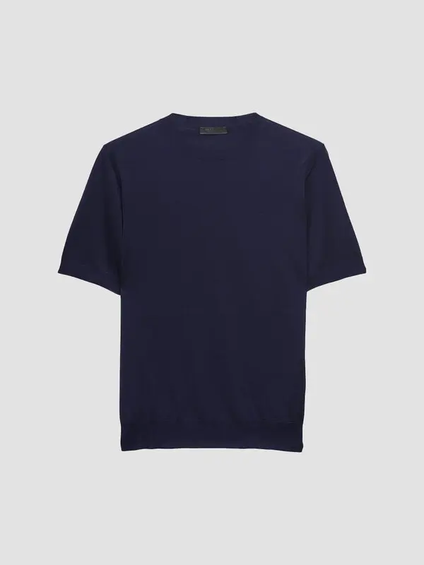 Prada Short-sleeved Silk Sweater