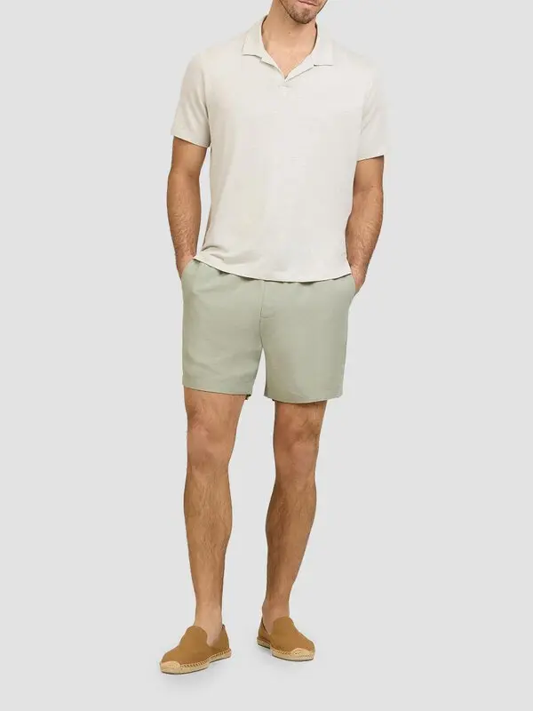 Onia Air Linen-blend Shorts - Elm
