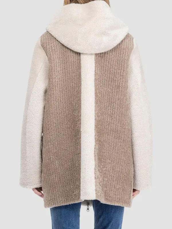 Gorski Reversible Shearling Lamb Zip Parka