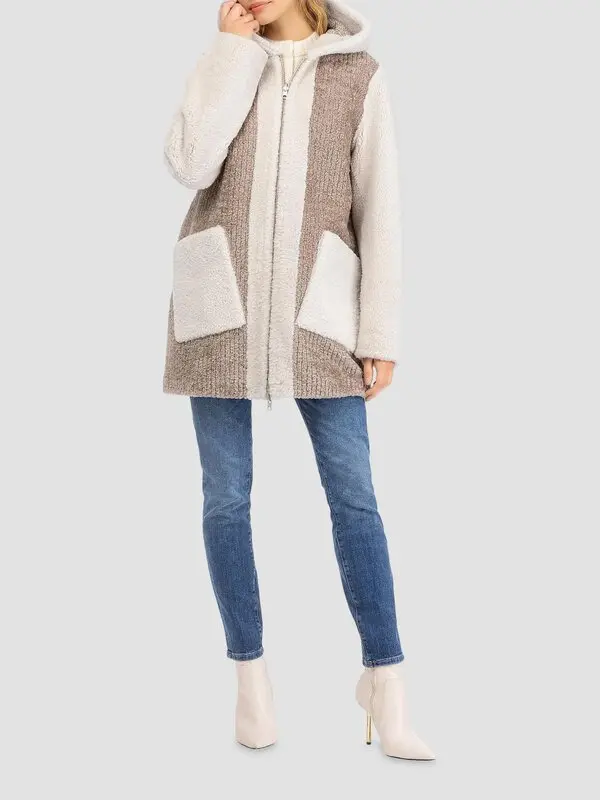 Gorski Reversible Shearling Lamb Zip Parka