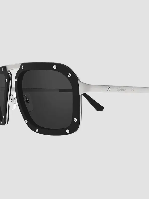 Cartier Santos Evolution 55mm Pilot Sunglasses