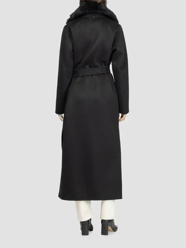 Gorski Cashmere And Wool Coat With Detachable Collar