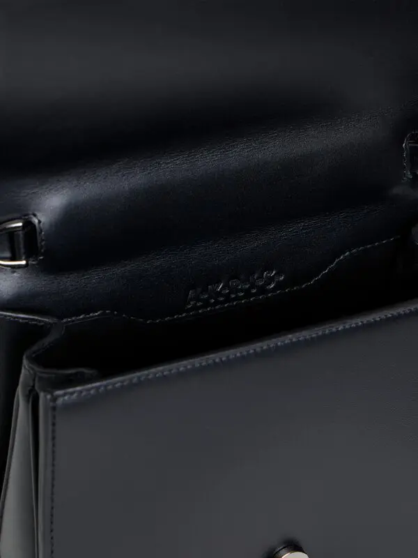 Akris Alice Crystal-embellished Silk Top Handle Bag