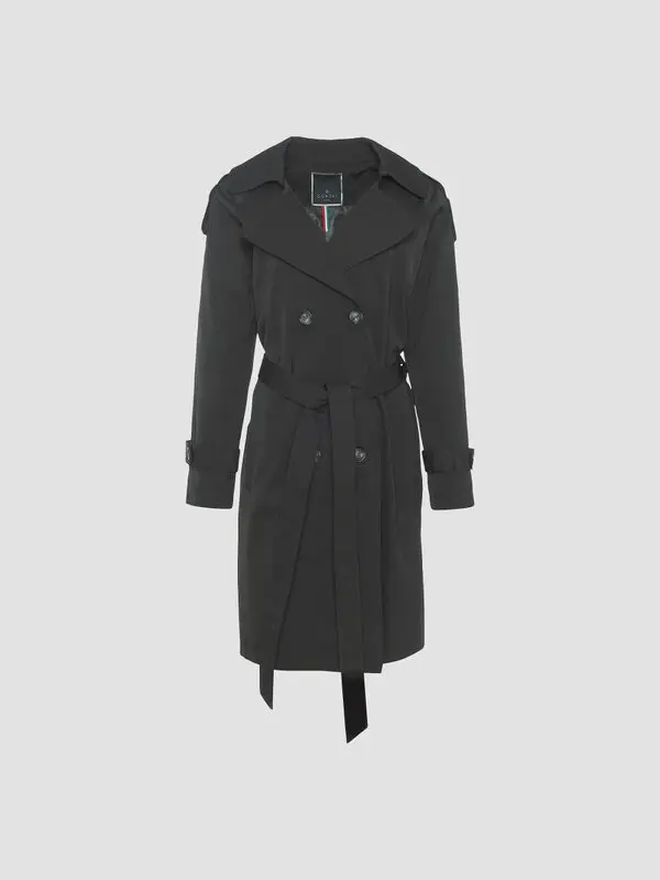 Gorski Lightweight Belted Trench Coat