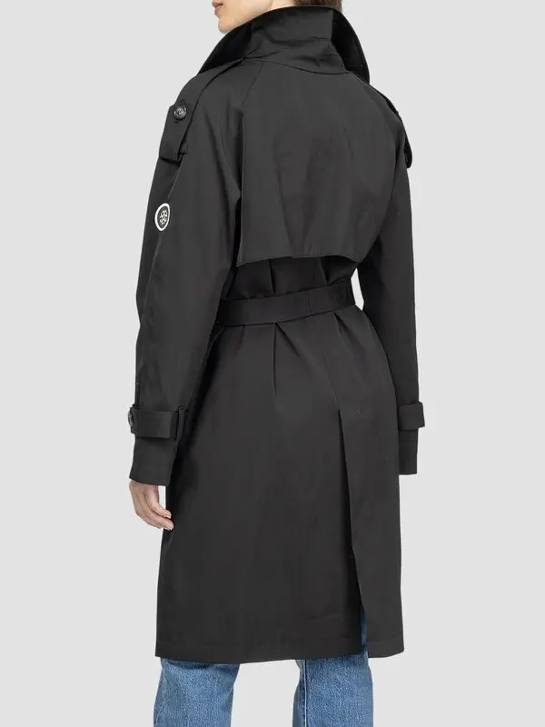 Gorski Lightweight Belted Trench Coat
