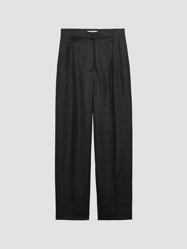 Prada Checked Wool Pants