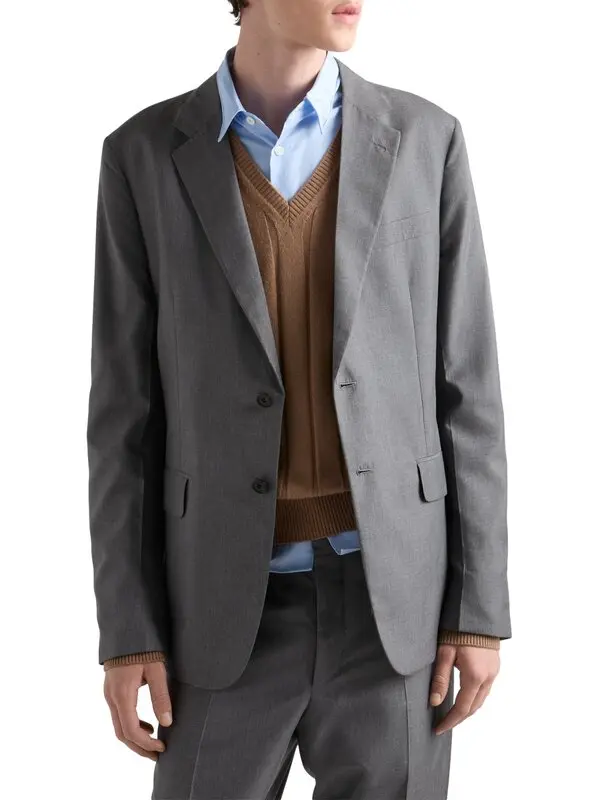 Prada Single-breasted Silk Suit