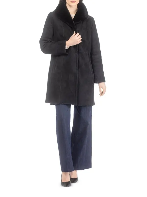 Gorski Merino Shearling Lamb Stroller Coat