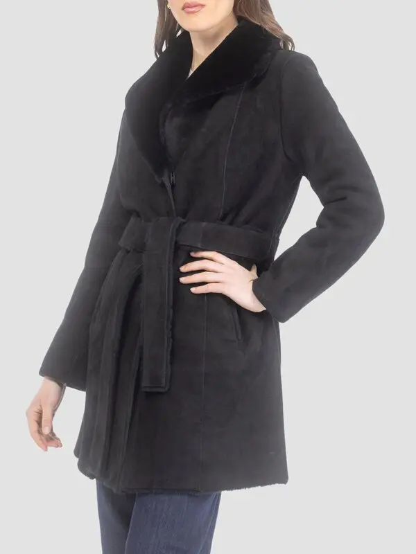 Gorski Merino Shearling Lamb Stroller Coat