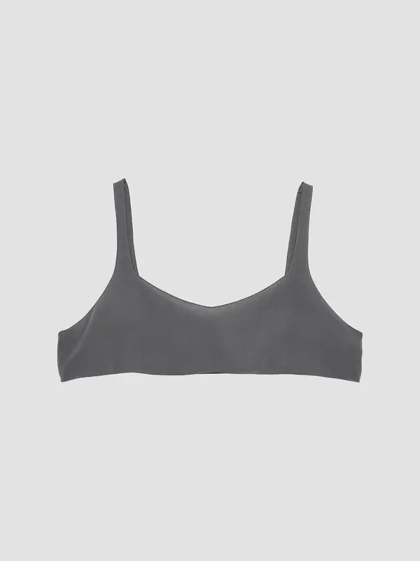 Prada Crepe De Chine Top - Grey