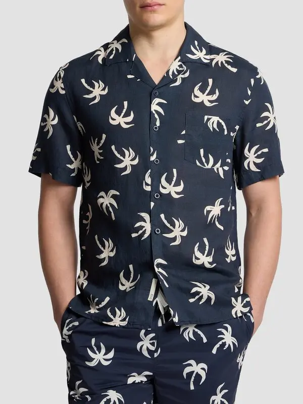 Onia Air Linen Convertible Vacation Shirt
