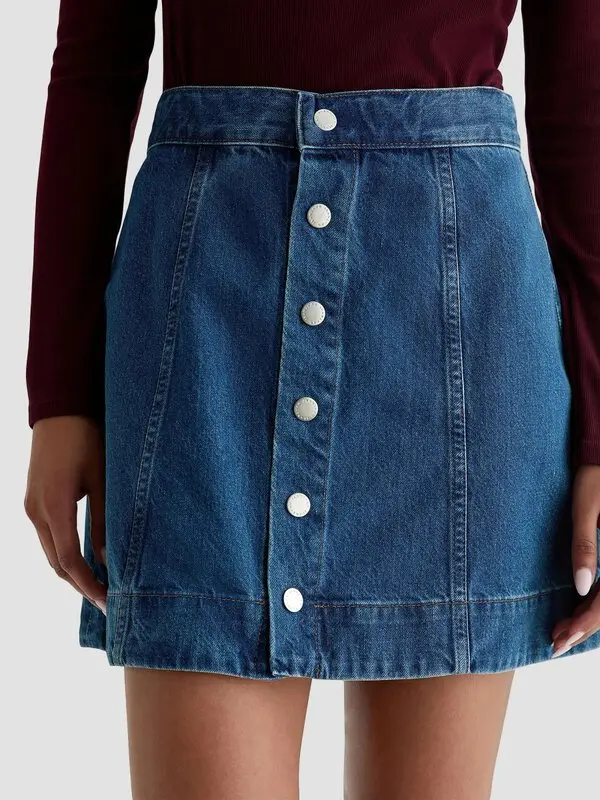 Ag Evie Denim A-line Miniskirt