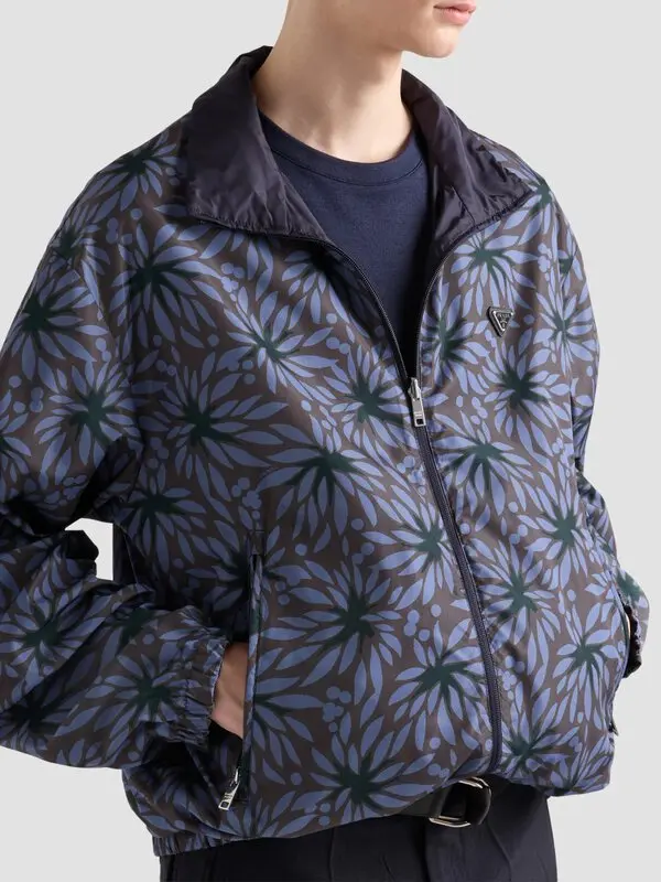 Prada Reversible Re-nylon Jacket - Blue