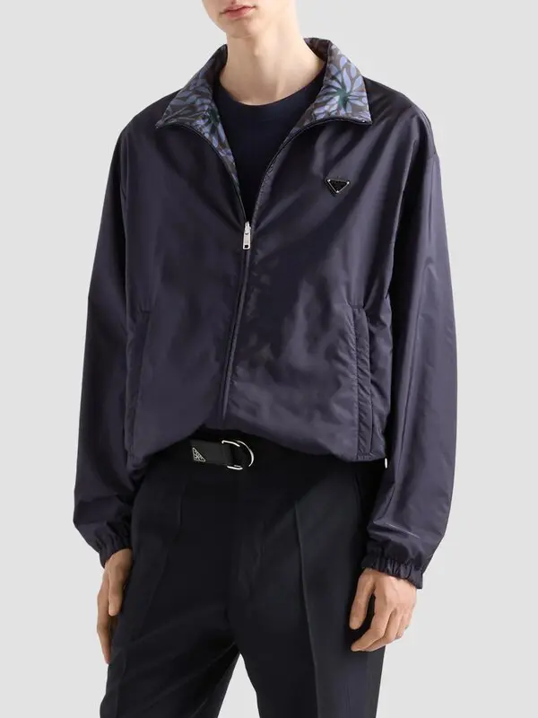 Prada Reversible Re-nylon Jacket - Blue