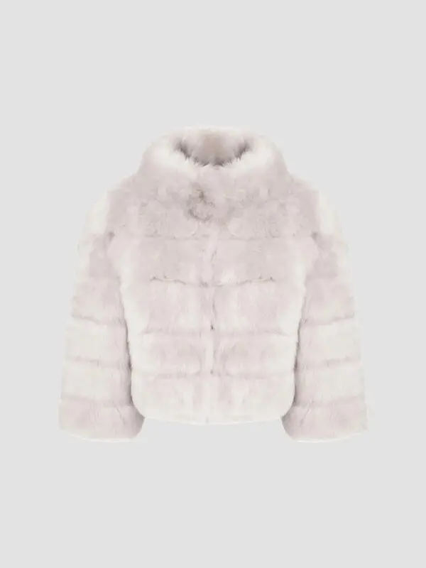 Gorski Merinillo Shearling Lamb Bolero - Cream