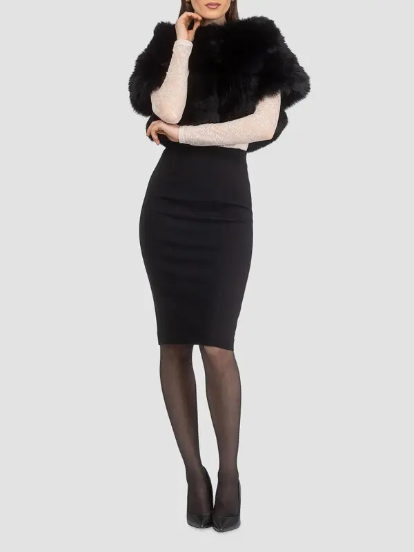 Gorski Merinillo Shearling Lamb Capelet