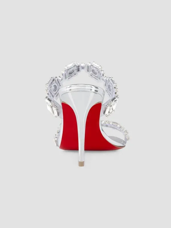 CHRISTIAN LOUBOUTIN Just Jewel 85mm Specchio Leather Heels