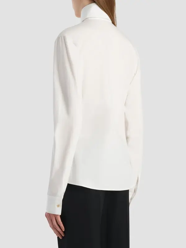 Khaite Ivy Cotton Button-front Top