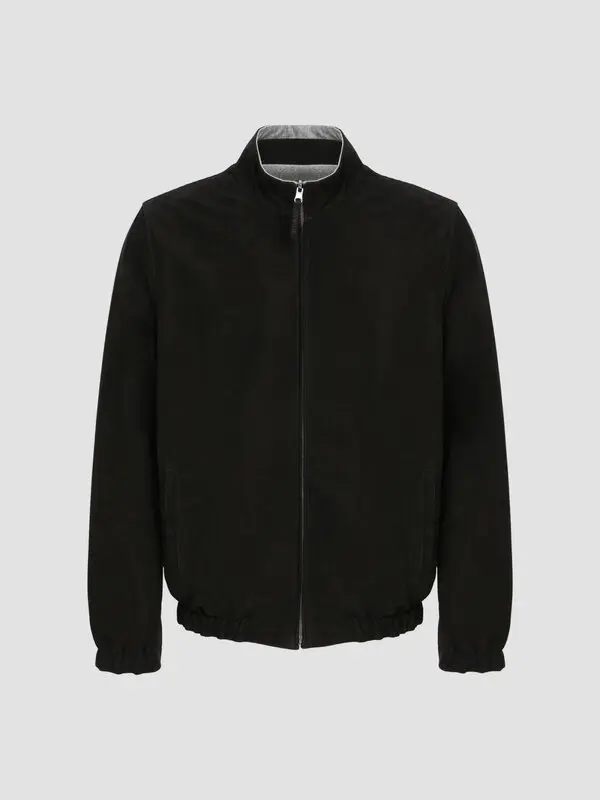 Gorski Nubuck Reversible Jacket - Black
