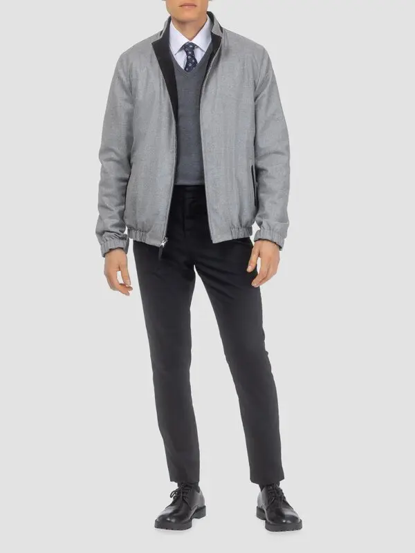 Gorski Nubuck Reversible Jacket - Black