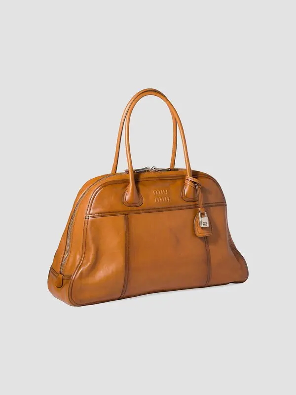 Miu Miu Vivant Leather Shoulder Bag