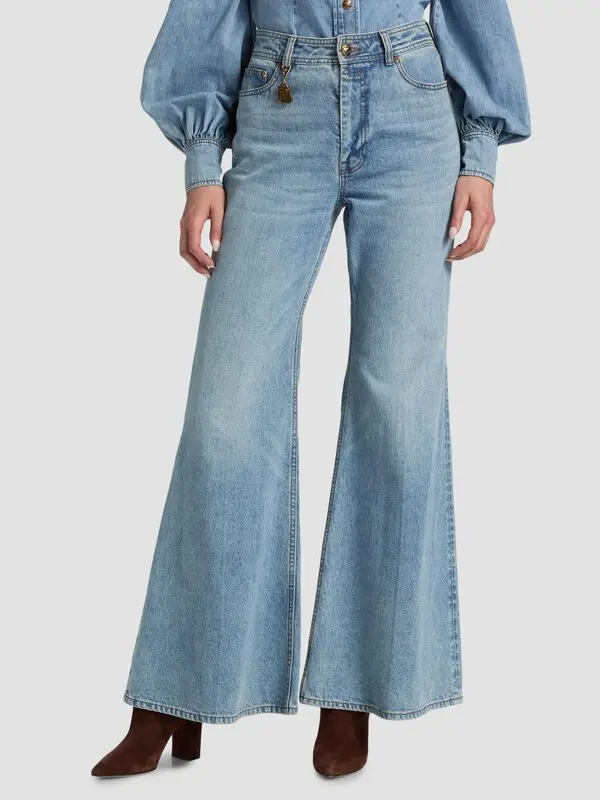 Zimmermann Stretch High-rise Flare Jeans