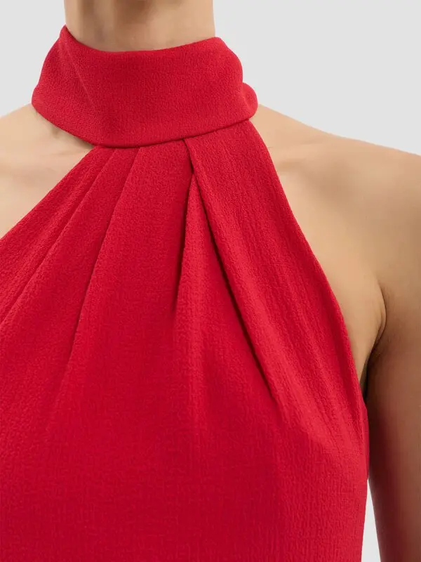 Rebecca Vallance Raziel Crepe Column Gown