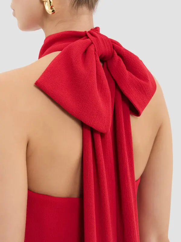 Rebecca Vallance Raziel Crepe Column Gown