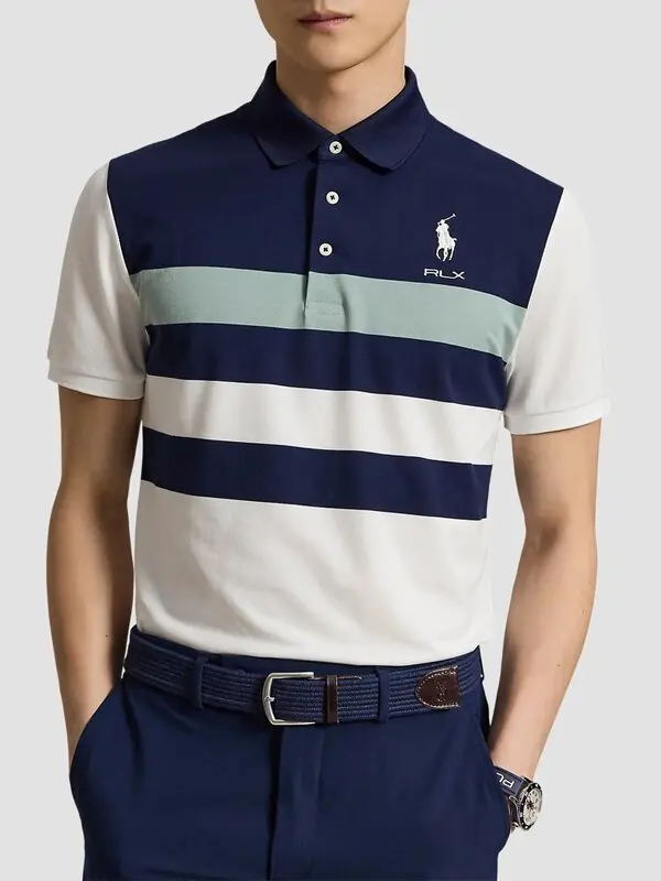 Rlx Ralph Lauren Tailored-fit Performance Polo Shirt