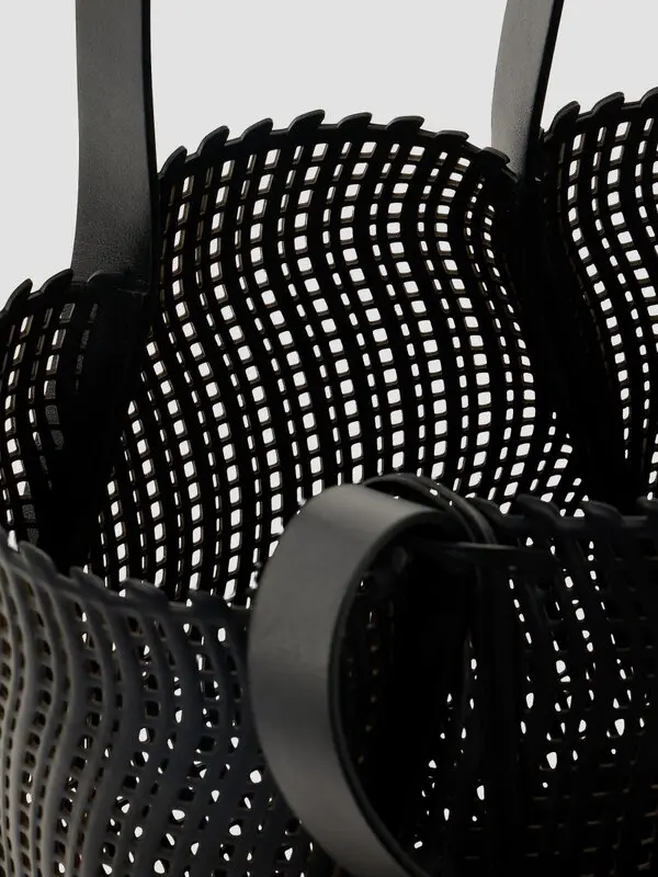 Akris Medium Alex Wave Lasercut Tote Bag