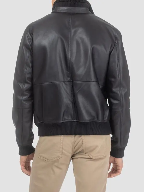 Gorski Shearling Lamb Bomber Jacket
