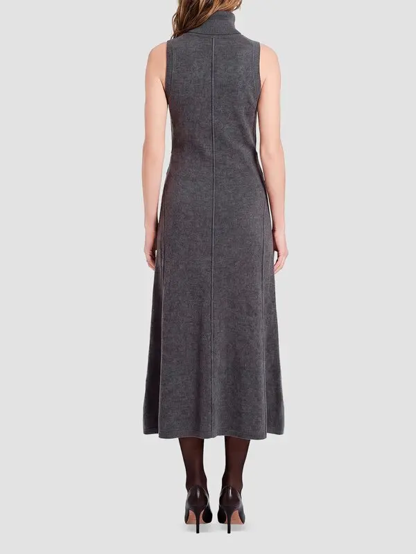 NICHOLAS THE LABEL Zinnia Wool Tie-waist Midi Dress