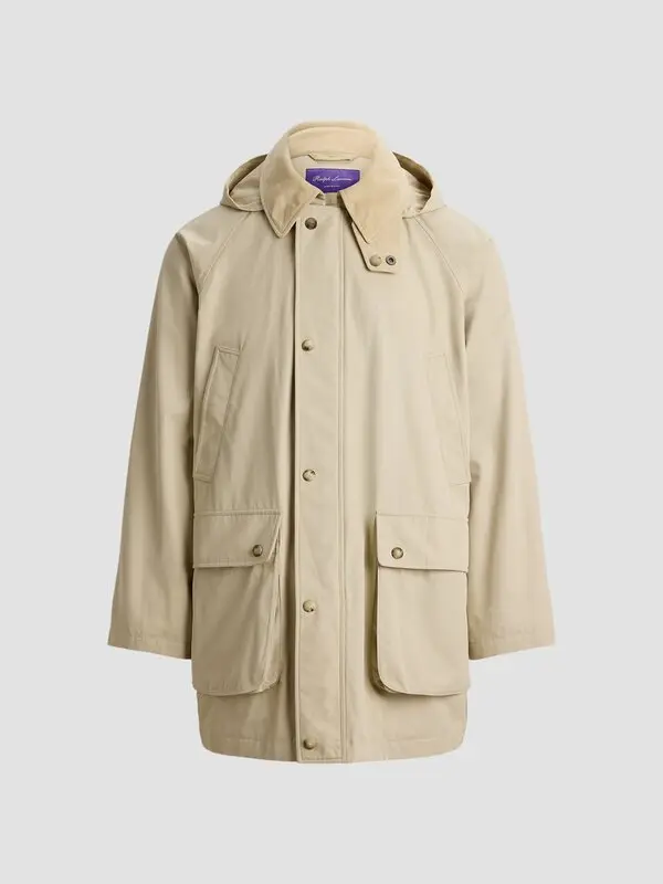 Ralph Lauren Purple Label Ventile-twill Car Coat - Champagne