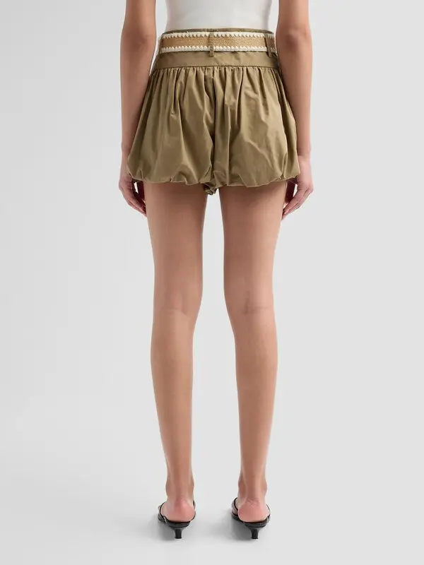 Cara Cara Ray Belted Bubble Shorts
