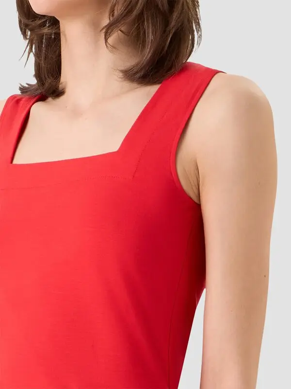 Akris Stretch Jersey Sleeveless Top - Red