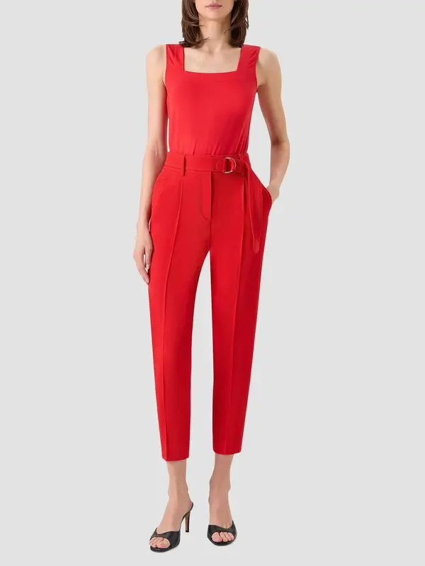 Akris Stretch Jersey Sleeveless Top - Red