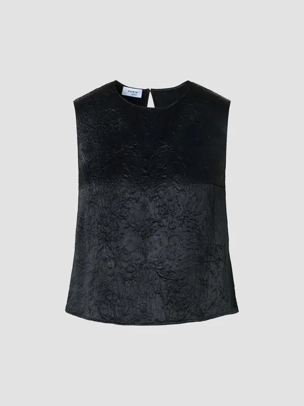 Akris Textured Crewneck Tank