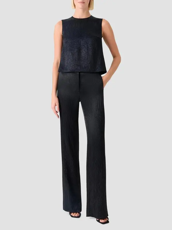 Akris Textured Crewneck Tank