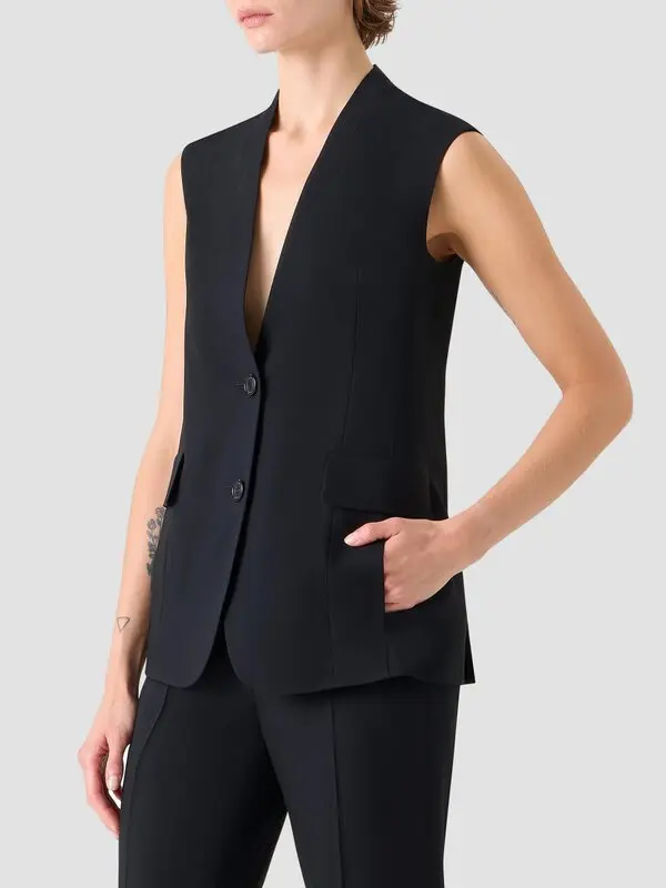 Akris Martina Wool-blend Vest