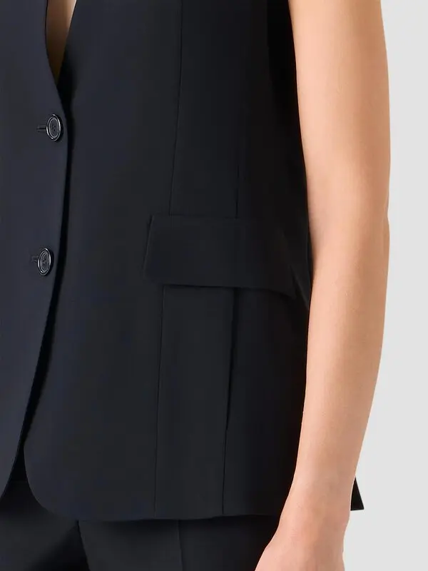 Akris Martina Wool-blend Vest
