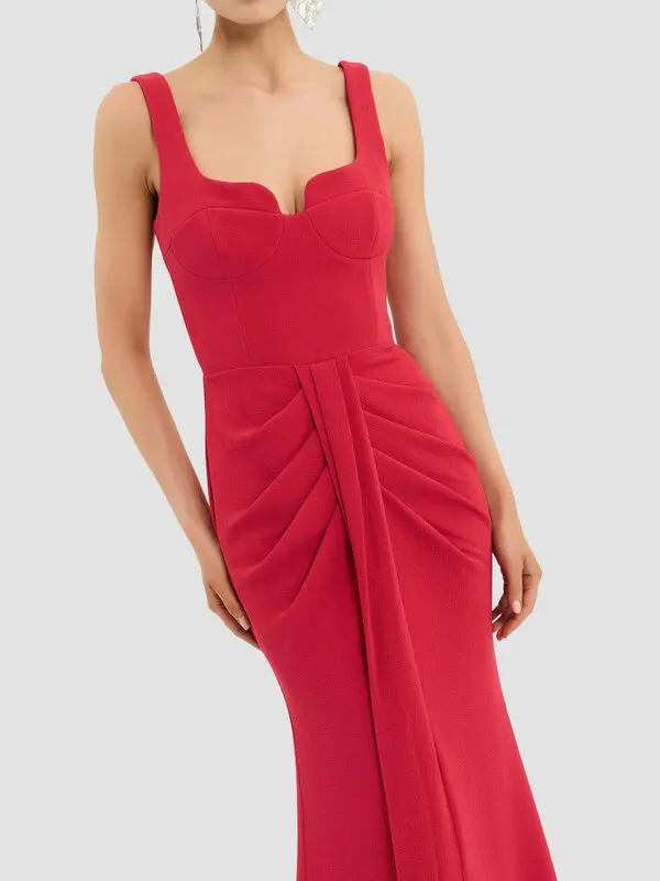 Rebecca Vallance Zarya Ruched Gown