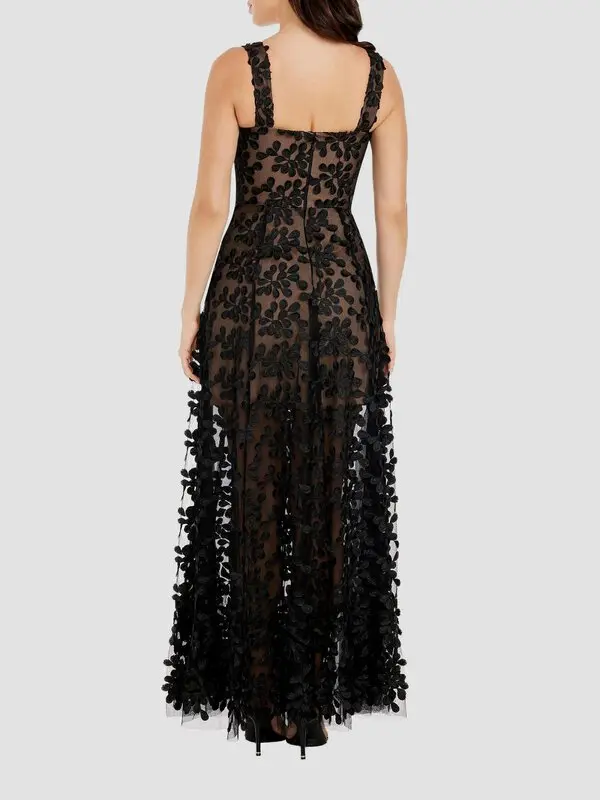 Dress The Population Anabel Floral Embroidered Maxi Dress