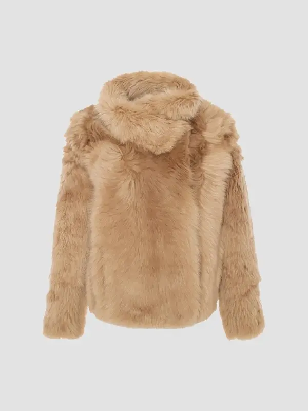 Gorski Toscana Shearling Lamb Reversible Jacket - Camel
